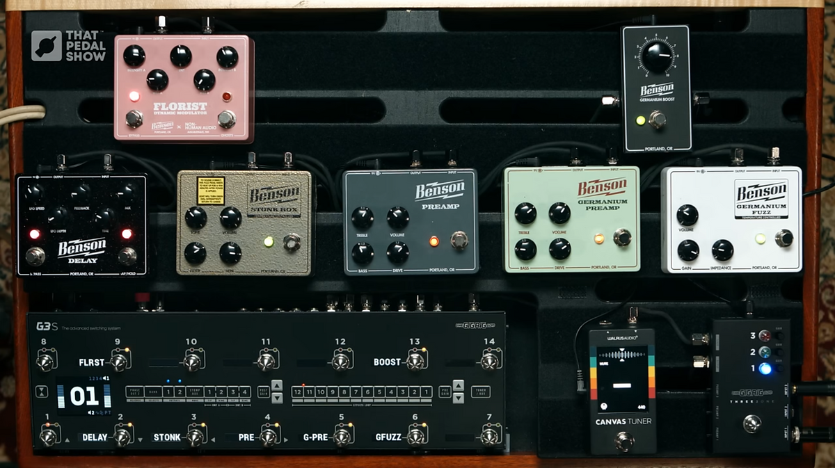 Chris Benson of Benson Amps talks business, amps and his pedal range w ...