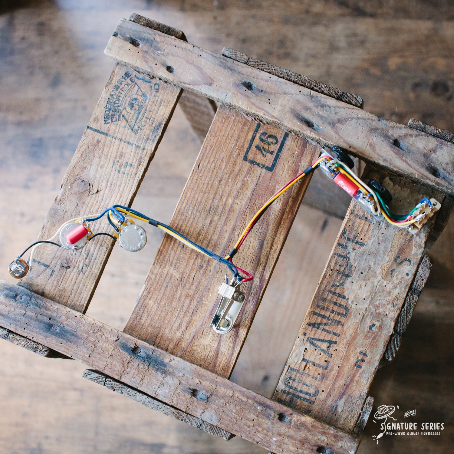 Pre-Wired Guitar wiring harness | Full Jazzmaster kit | Left Handed ...