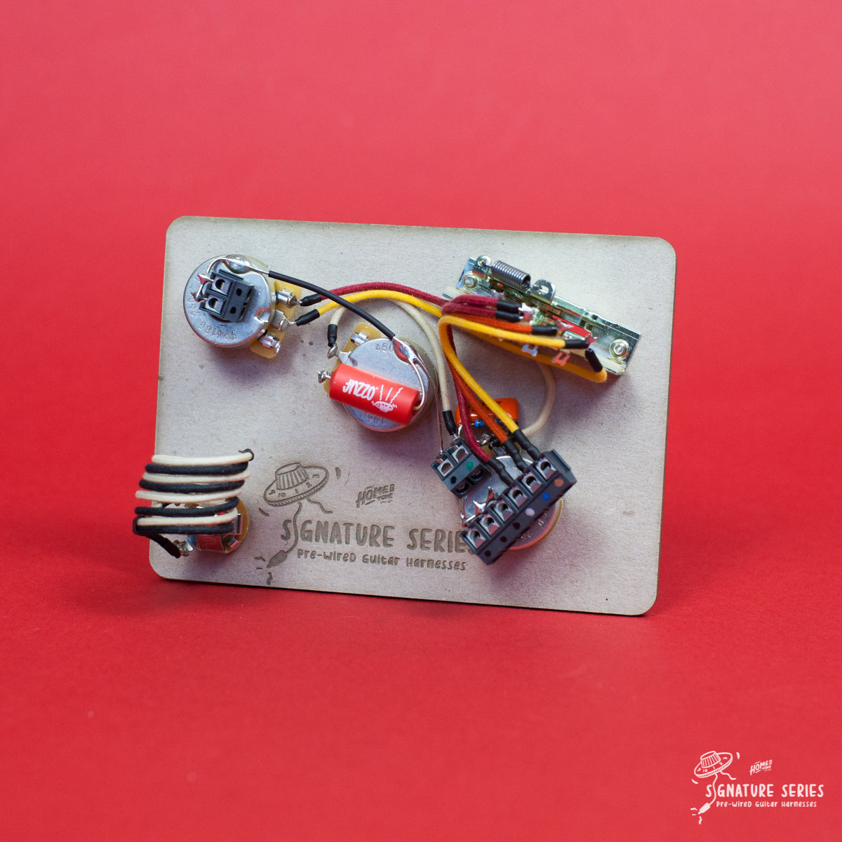 Solderless Pre-Wired Guitar wiring harness | 5-way Stratocaster 'Blend ...