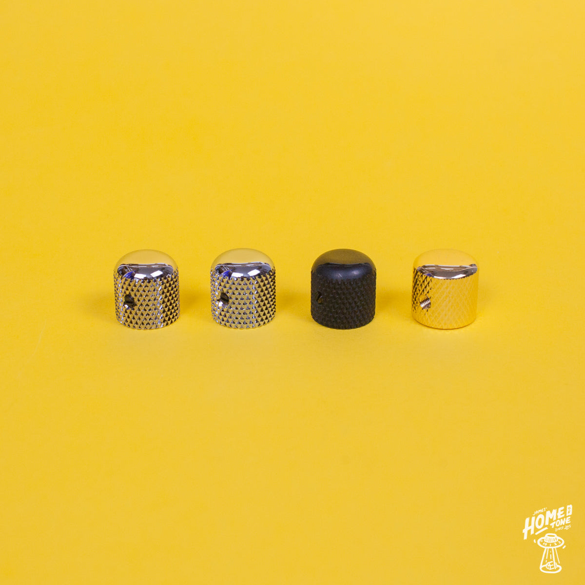 Quality domed top fine knurl control knob for USA solid shaft pots ...