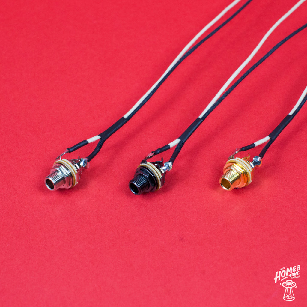 Pre-Wired Pure Tone mult-contact mono guitar jack socket – James' Home of Tone