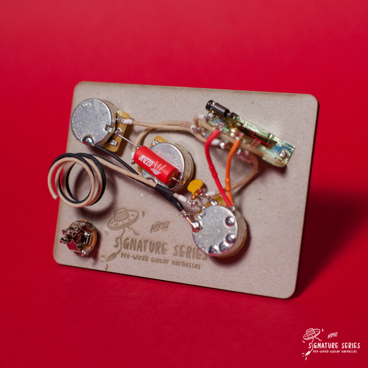 Pre-Wired Guitar wiring harness | HSS Stratocaster kit | Right Handed ...